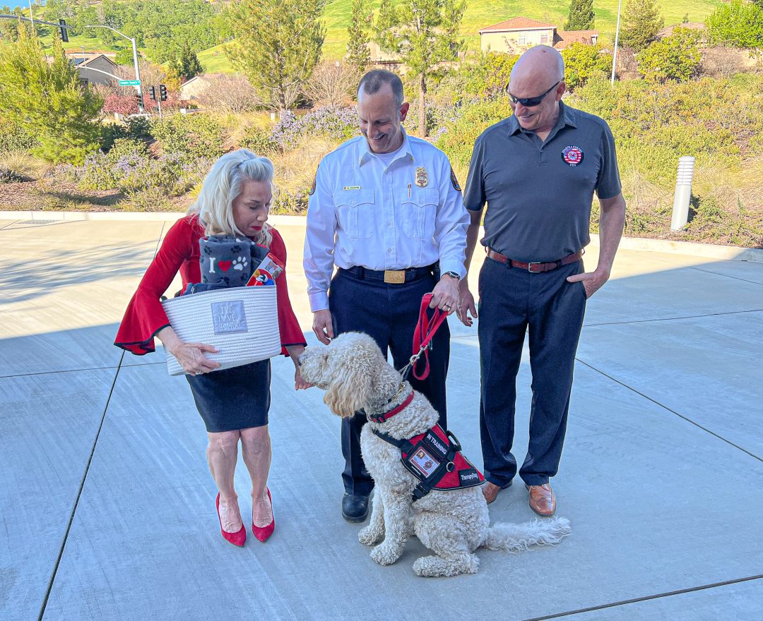 VIDEO: Blitz Earns His Official Folsom Fire Department Badge – Folsom Times