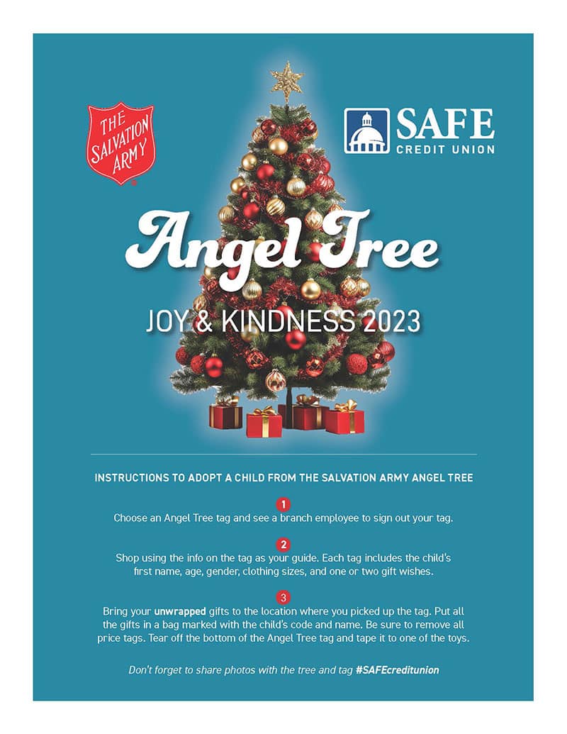 Area SAFE Credit Unions Partner With Salvation Angel Tree Program ...