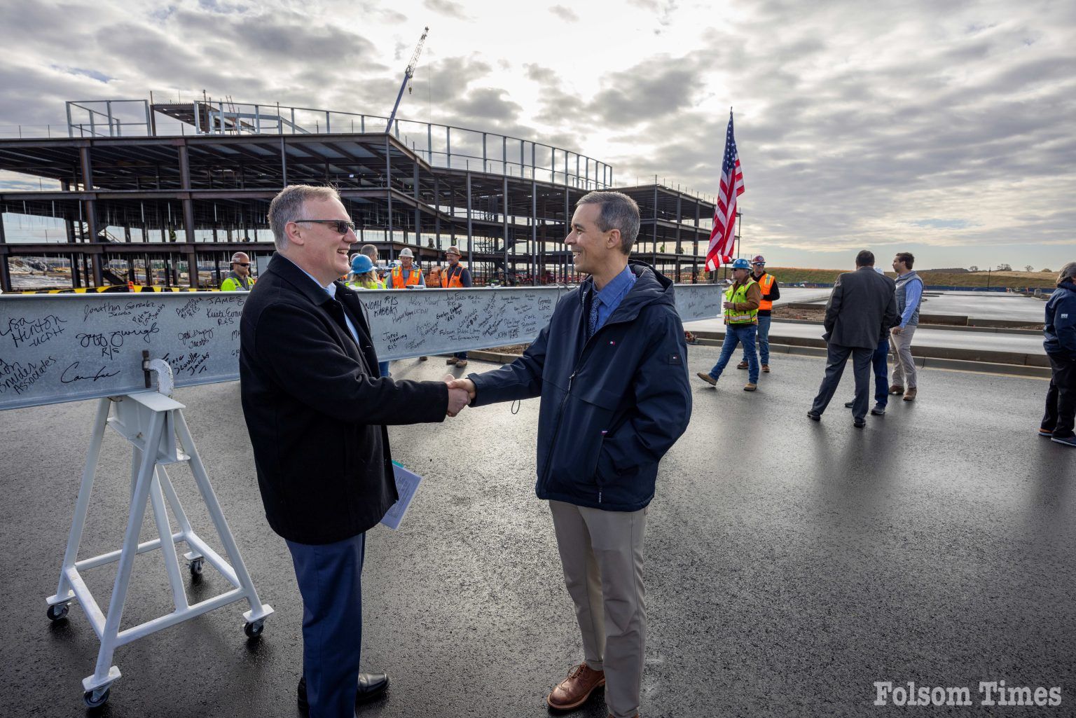 Raise That Beam! Folsom Celebrates UC Davis Construction Milestone ...