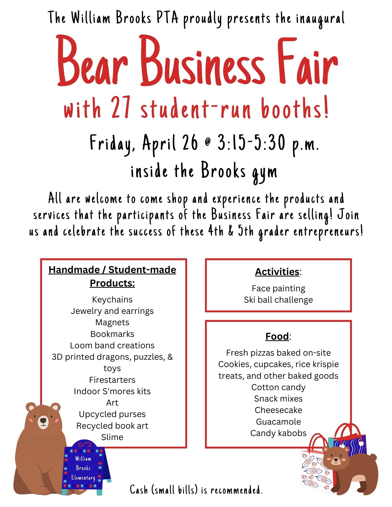 William Brooks Students Ready For Hands On Experience With Own Business ...