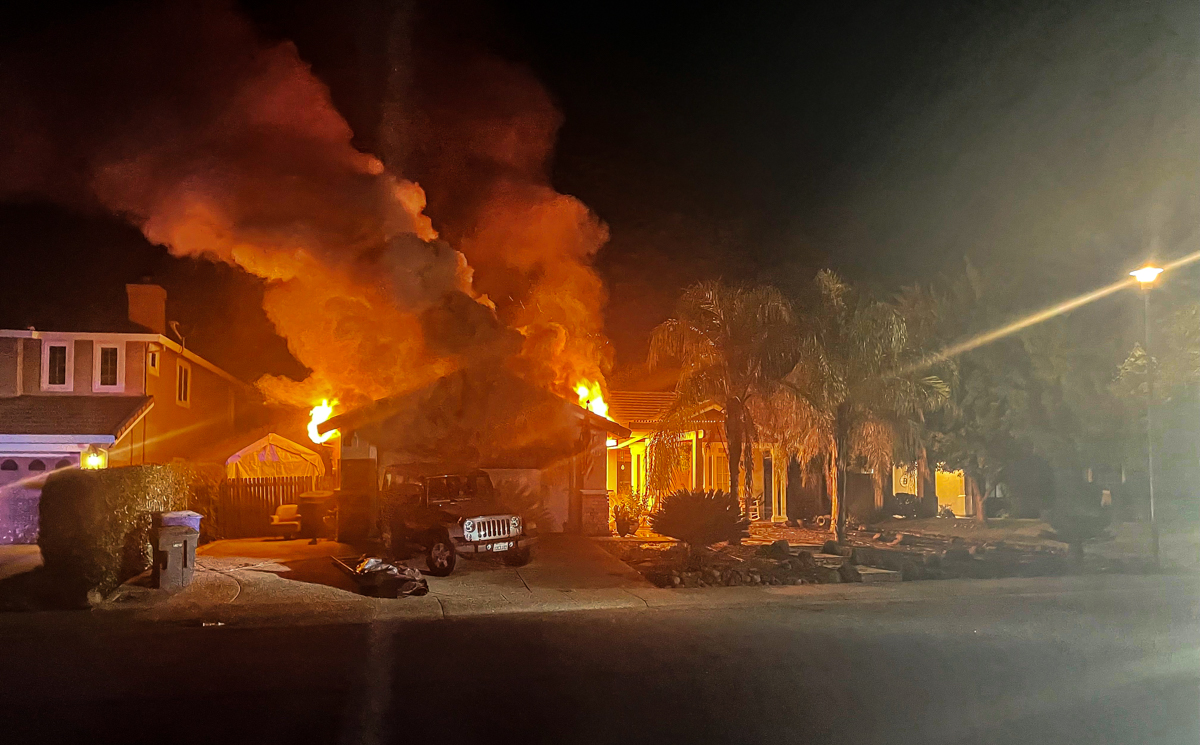 Folsom Firefighters Knock Out Ebi Way Structure Fire Saturday Night ...